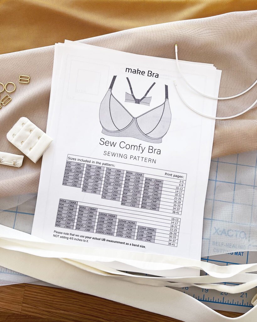 Sew Comfy Bra Sew-Along – Part 1: Pattern and Sizing – Tailor Made Blog