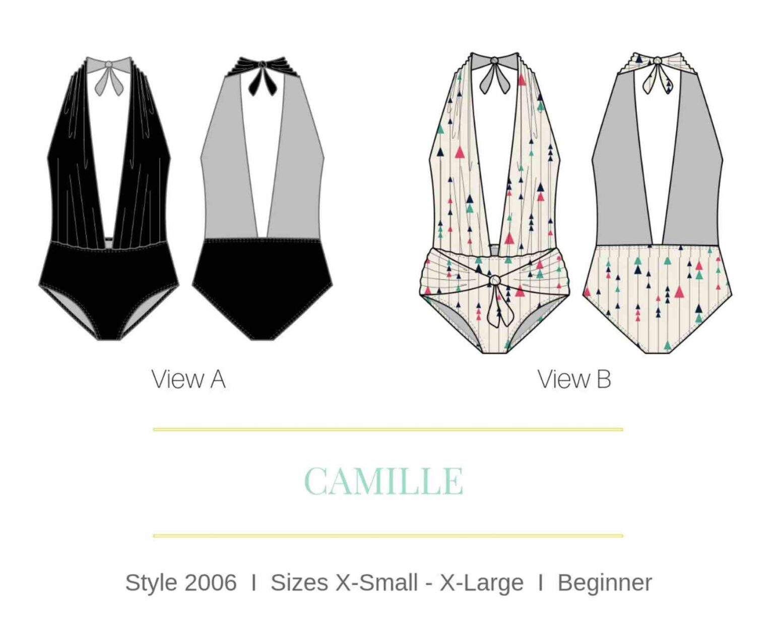 30 One-Piece Patterns for Swimwear Sewing – Tailor Made Blog