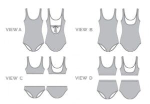 30 One-Piece Patterns for Swimwear Sewing – Tailor Made Blog
