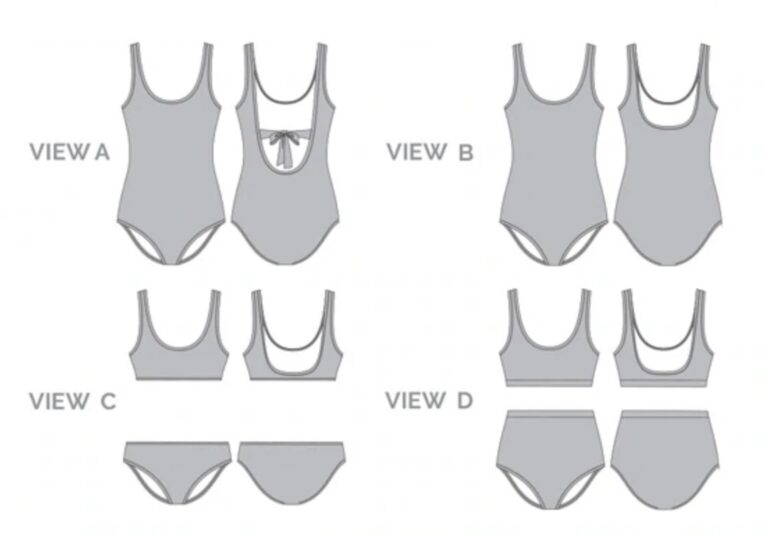 30 One-Piece Patterns for Swimwear Sewing – Tailor Made Blog