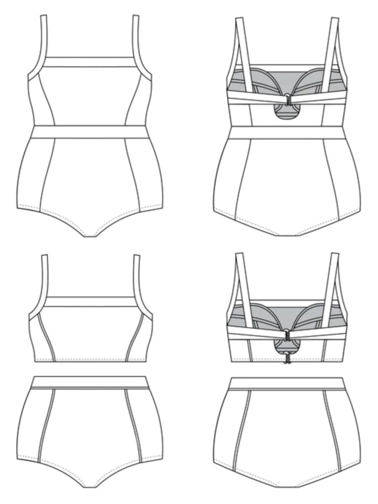 30 One-Piece Patterns for Swimwear Sewing – Tailor Made Blog