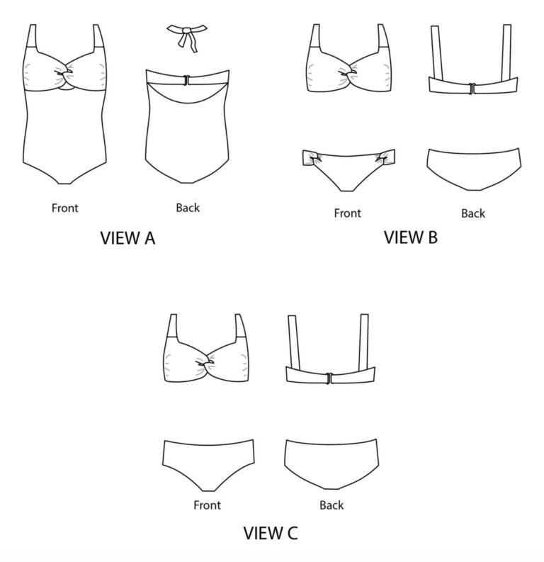 30 One-Piece Patterns for Swimwear Sewing – Tailor Made Blog